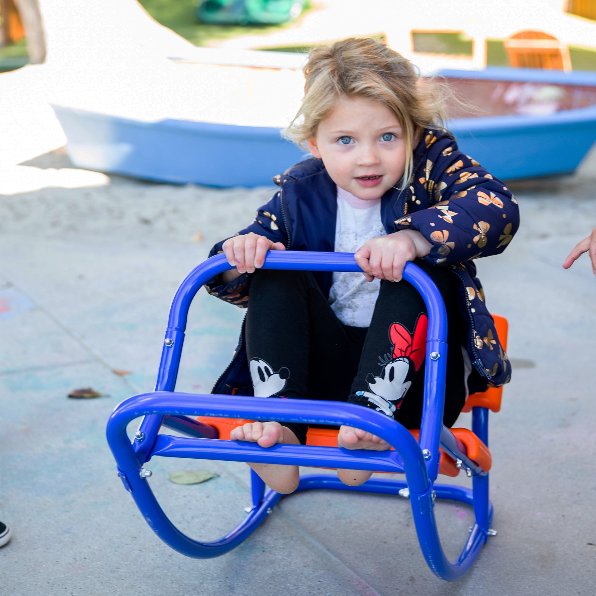 Platports Kids Single Chair Seesaw Rocker - Outdoor Playground Toddler ...