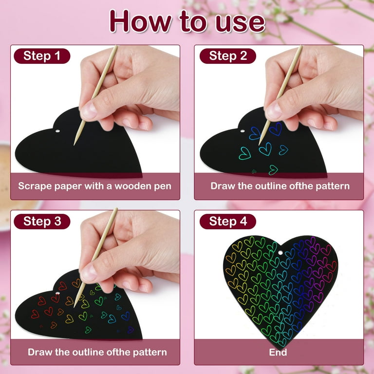 Scratch Art Heart