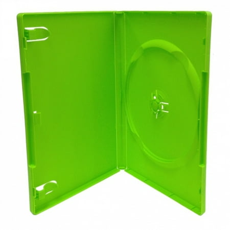 CheckOutStore 50 STANDARD Solid Green Color Single DVD Cases - Walmart.com