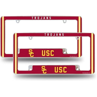 South Carolina NCAA Gamecocks (Set of 2) Chrome Metal License Plate ...