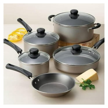 Coleman 5 Piece Family Cookware Set, Camping Pots and Pans, Outdoor ...