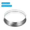 Uxcell 12" Metal Vent Duct Connector Flange Fitting Duct Air Tight ...