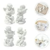 1PCS 3inch Crystal Guardian Angel Figurine Decor Ornaments Art for ...