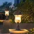 LHYY 21"(H) Vintage Outdoor Lamp Post Light,Waterproof Garden Patio ...