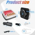 SLUMLOVE Portable Wireless Trailer Lights Magnetic -Rechargeable LED ...