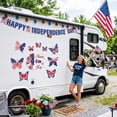 10pcs Happy 4th of July Garage Door Decorations Magnets Set, Large ...