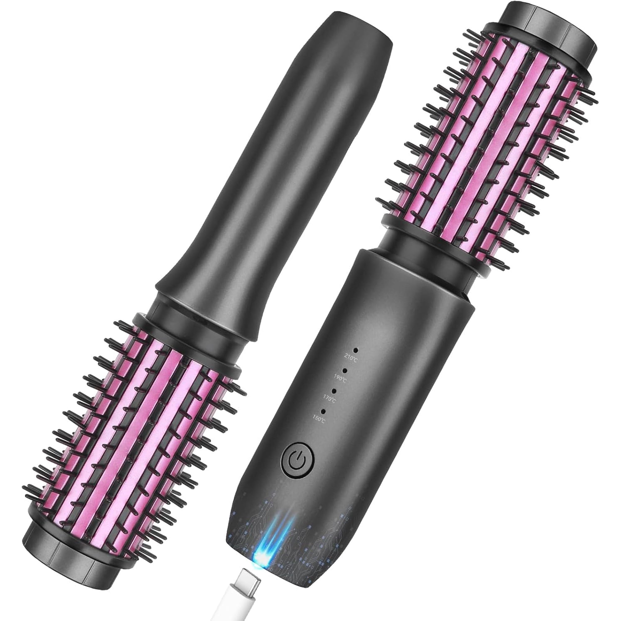 Click here for Cordless Curling Iron Brush  2024 New Portable Tra... prices