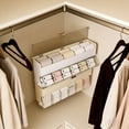 Wall-Mounted Compartmentalized Underwear & Bra Storage Box with Lid ...