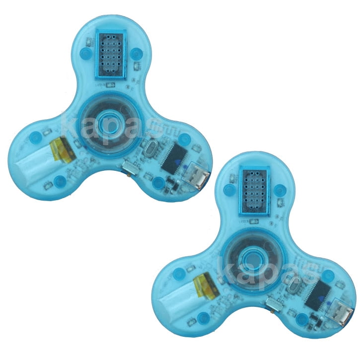 Crystal Bluetooth Hand Fidget Spinner with LED - 2 pack Hand Spinner ...