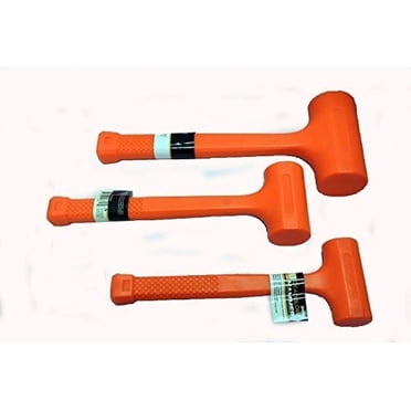 Dead-Blow Hammer Set Shot Filled 3 Piece Set Brass, Ball Peen, Dead ...