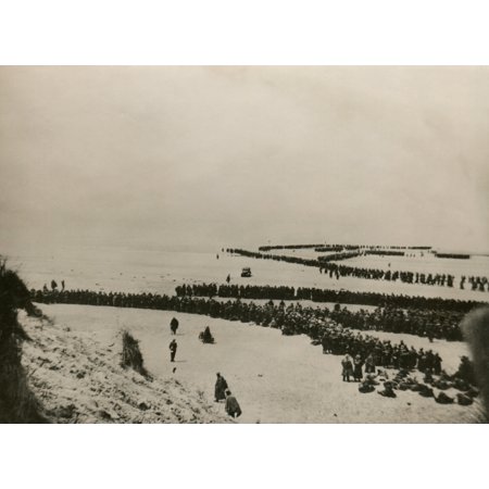 Military Evacuation Of Dunkirk During World War 2. Thousands Of British ...