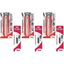 Pentel EnerGel Alloy RT Premium Liquid Gel Pen, 0.7mm Silver Barrel ...