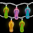Summer Flip Flop Novelty String Lights - 7.25ft Length - Walmart.com