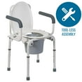 DMI Portable Toilet for Adults, Deluxe Commode For The Elderly, Drop ...