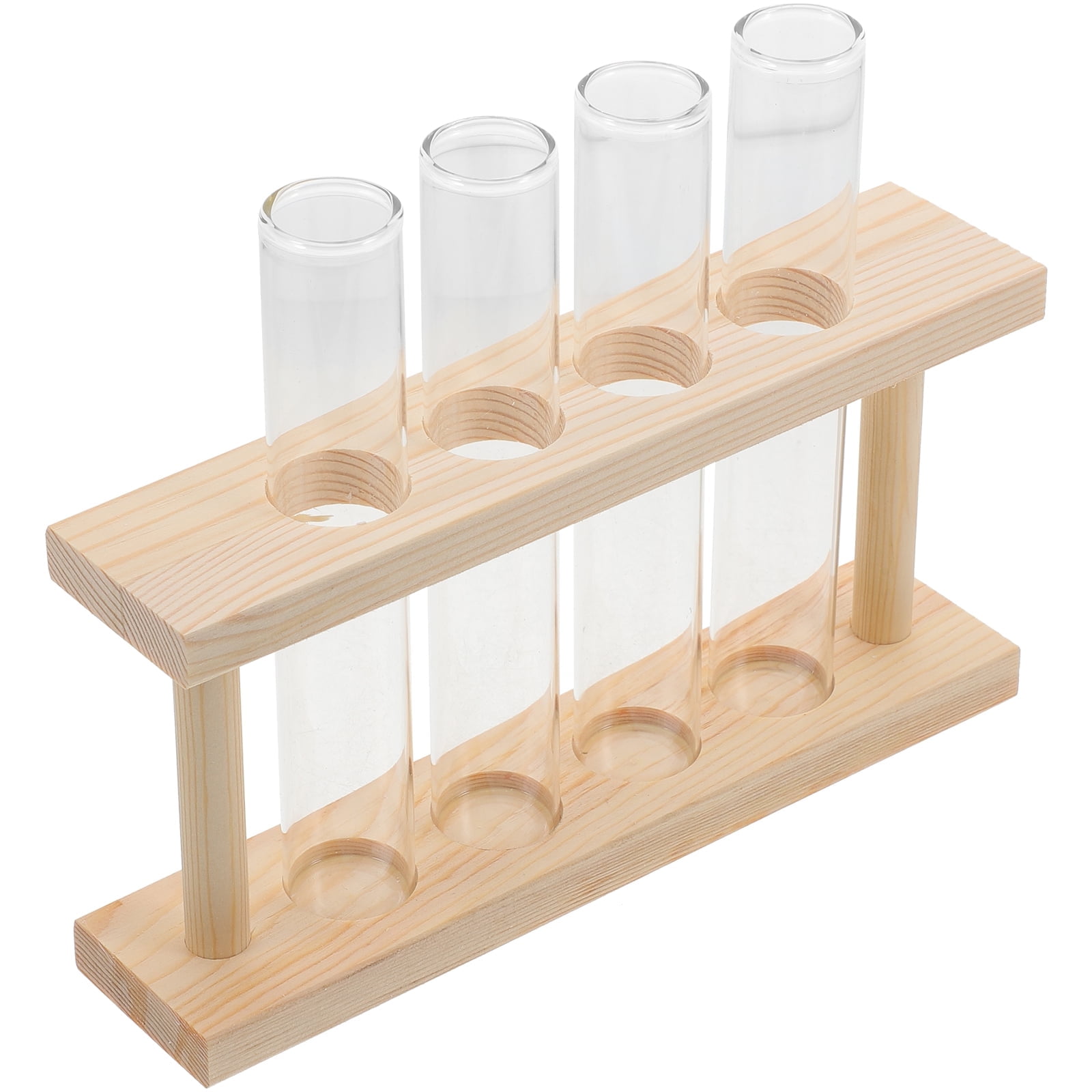 Glass Tubes for Plants Test Vase Hydroponic Hydroponics with Base Water ...