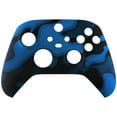 eXtremeRate Blue Black Camouflage Custom Front Housing Cover for Xbox ...