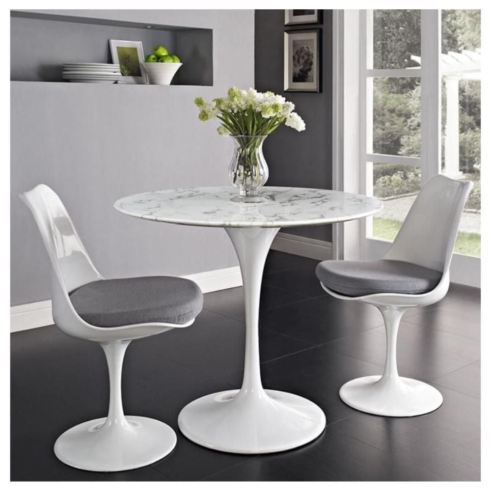 Click here for Plata Décor Import Inc Marble Tulip Dining Table M... prices