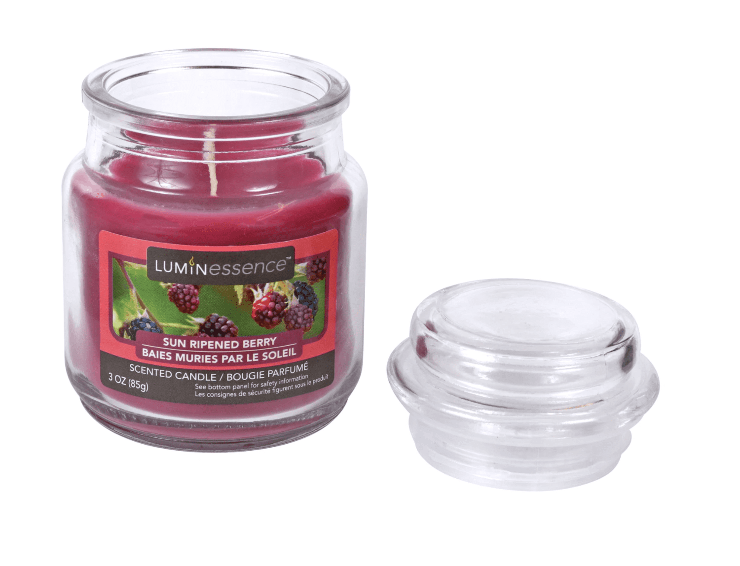 Sun Ripened Berry Jar Candle, 3 oz for Home Candle Gift, Jar Candle for ...