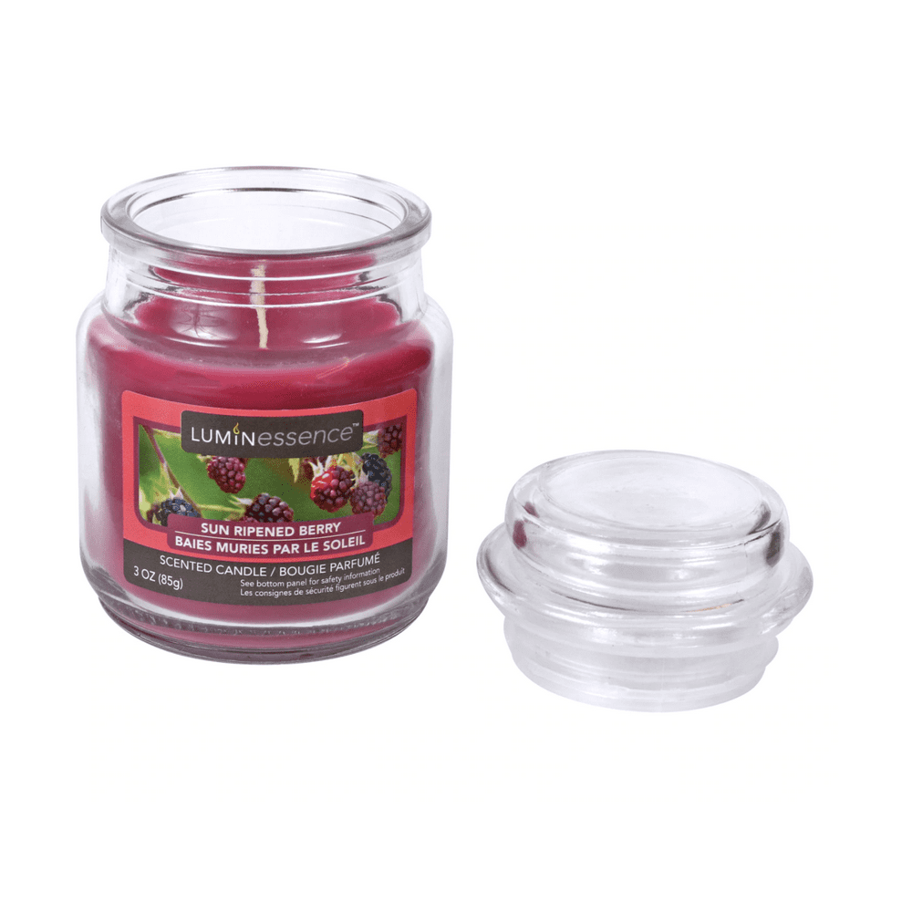 Sun Ripened Berry Jar Candle, 3 oz for Home Candle Gift, Jar Candle for ...