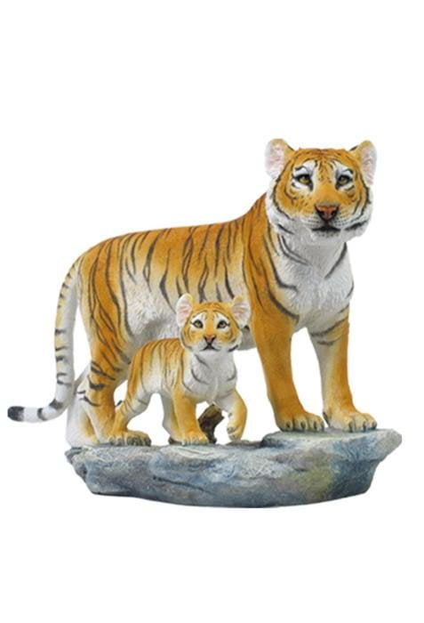 13.5 Inch Animal Figure India Tigress and Cub Collectible Display ...