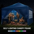 Zimtown 10' x 10' Folding Tent Gazebo Wedding Party Canopy Pop Up ...
