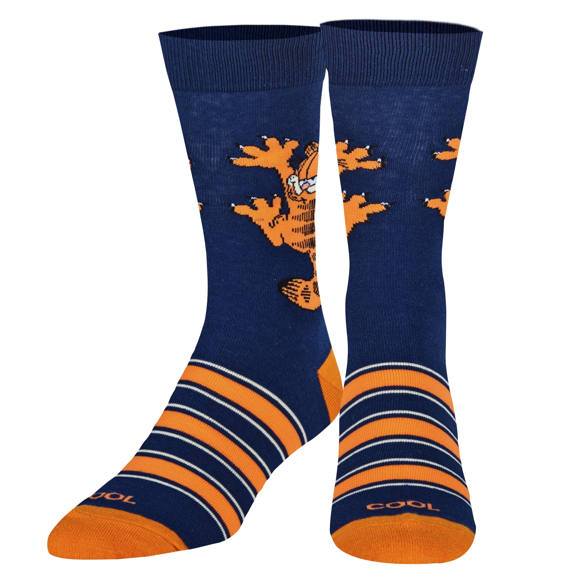 Cool Socks, Garfield Funny Men's Cartoon Character Crew Socks - Walmart.com