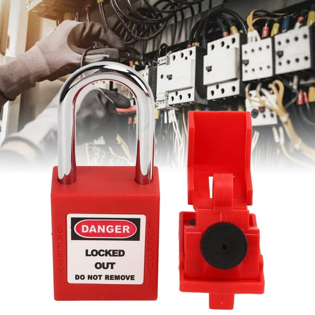 Circuit Breaker Lock Circuit Breaker Tagout Lock Set Clamp Type Breaker ...