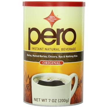 Pero Instant Coffee Powdered Natural Beverage, Caffeine-Free, 7 oz ...