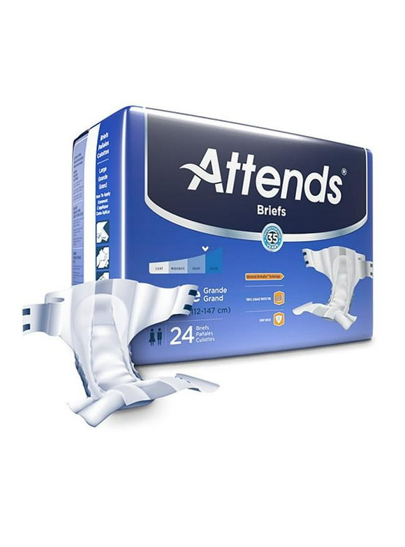 Attends Adult Diapers in Incontinence - Walmart.com