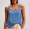 CUSTG Women Solid Color Sleeveless Lightweight Layered Lace Tank Tops ...