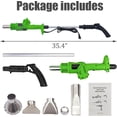 3-in-1 Electric Weed Burner Wand - 1500W Garden Weed Eater - Heat Gun ...