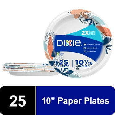 Great Value Everyday Paper Lunch Plates, 8 5/8", 100 Count - Walmart.com