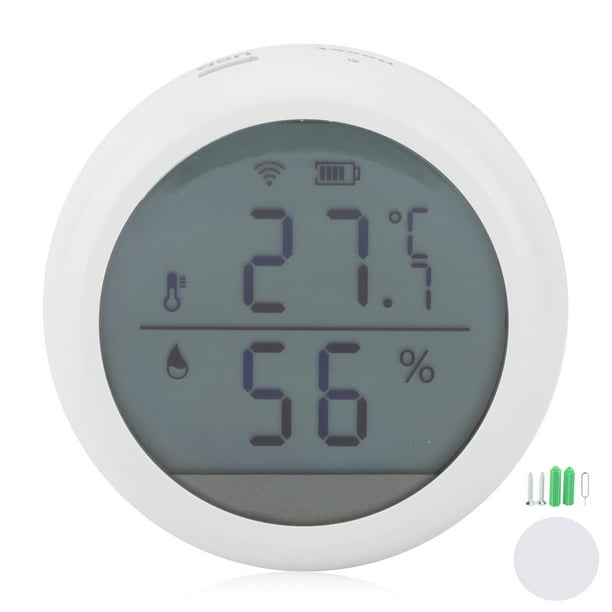 Temperature Humidity Gauge,WiFi Temperature Humidity Sensor Digital ...