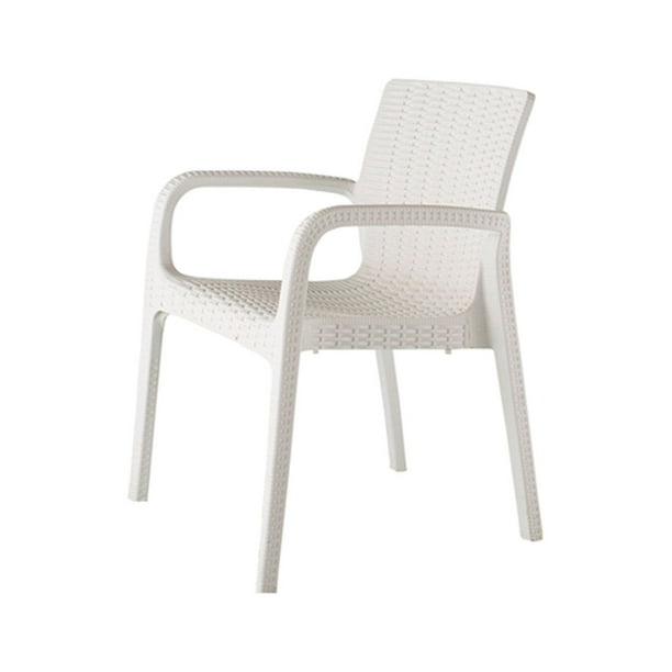 Lagoon Silla de Comedor Tipo Ratán para Exterior e Interior con Protección Solar UV, Modelo ...