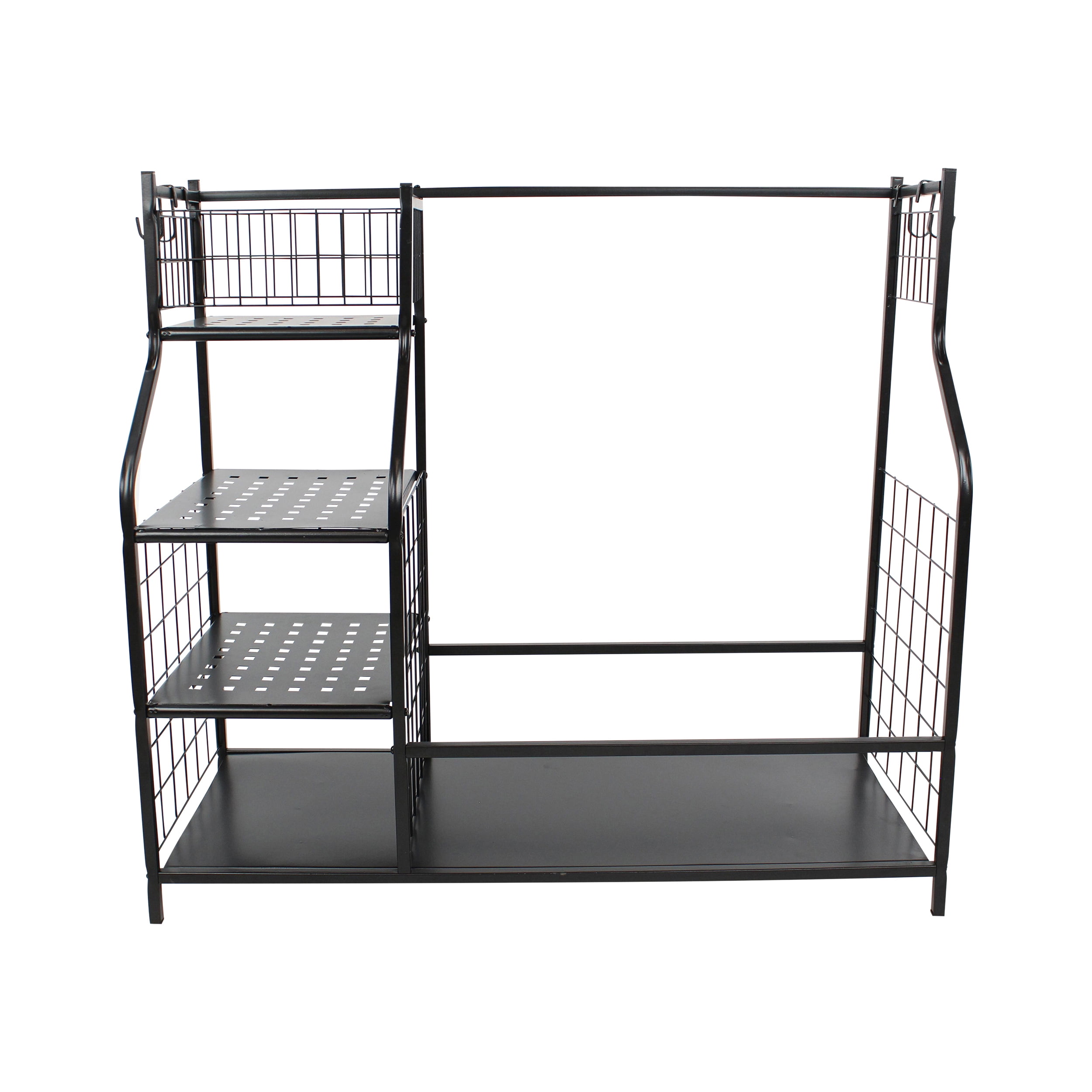 Swing Sports 2 Golf Bag Storage Rack for Garage with Golf Accessories ...