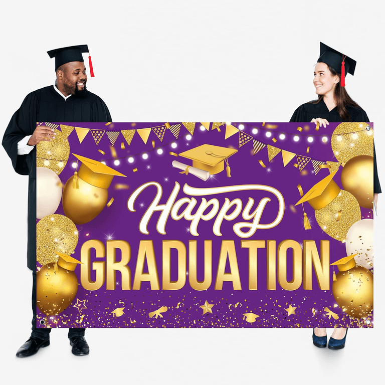 Purple And Gold Graduation Scroll Buy Graduation Gowns, Hats, Hoods,
