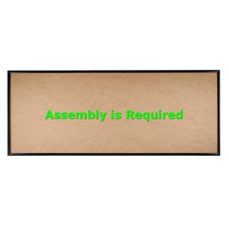 Quadro Frames 12x32 inch Picture Frame, Black, Style P375-3/8 inch Wide ...