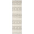 SAFAVIEH Natura York Geometric Striped Braided Jute Runner Rug, Grey ...