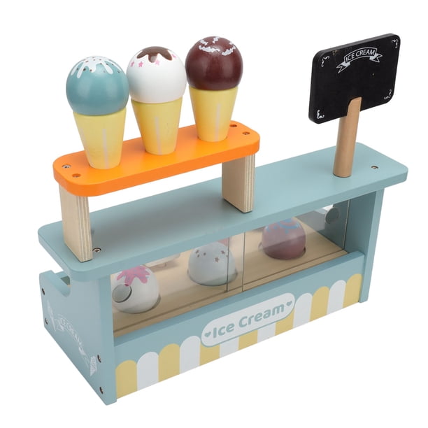 Ice Cream Counter Playset, Round Corners Hole Design Ice Cream Store ...