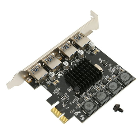 USB PCI Express Card, 4 USB 3.0 Ports Short Circuit Protection PCIE To ...