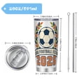 20 Ounce Global Football Festival 2026 Tumbler - 304 Inner Stainless ...