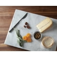 Fox Run Marble Pastry Board, Rubber Feet, White, 12