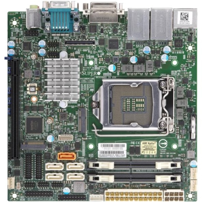 Supermicro X11SCV-Q Desktop Motherboard, Intel Q370 Chipset, Socket H4 ...