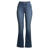 Time and Tru Women's High Rise Slim Bootcut Jeans - Walmart.com