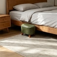 AuroraX Small Solid Wood Footstool Low Wooden Stool for Home Rustic ...
