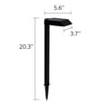 Tommy Bahama Solar LED Patio Lights, 30 Lumen Exterior Ground Pathway ...