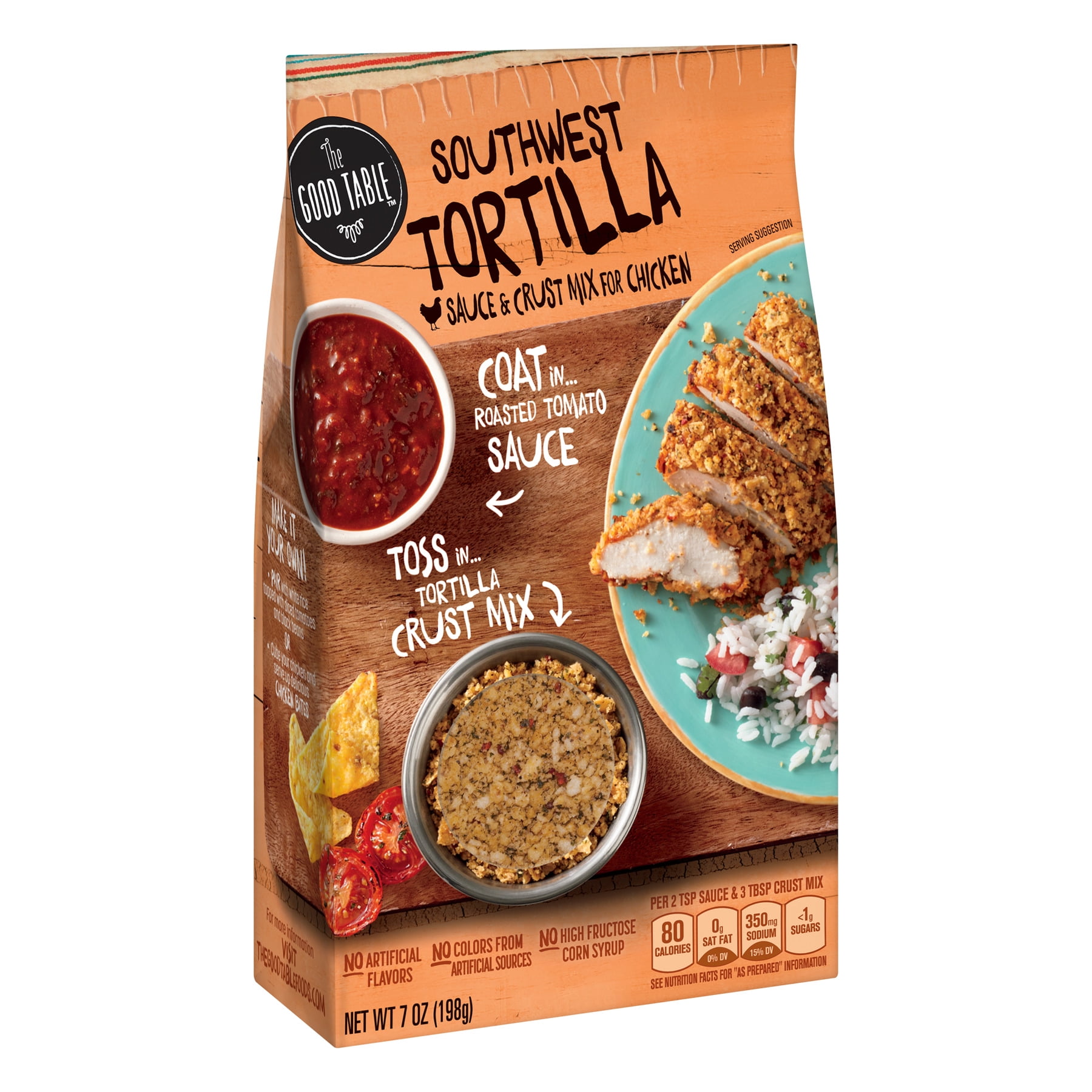 The Good Table Southwest Tortilla Sauce and Crust Mix For Chicken 7 oz ...