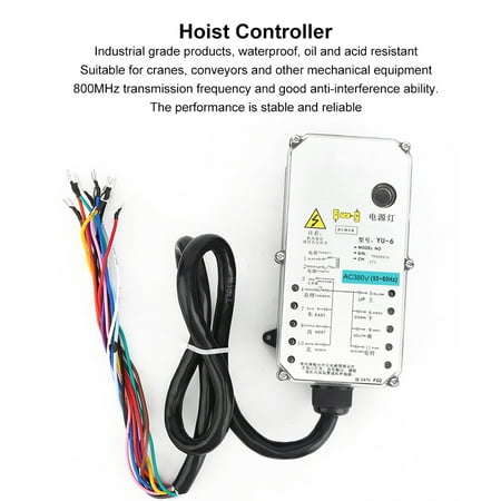 Hoist Crane Lift Controller, Industrial Hoist Controller, Single Handle 3Proof Electric Hoist ...