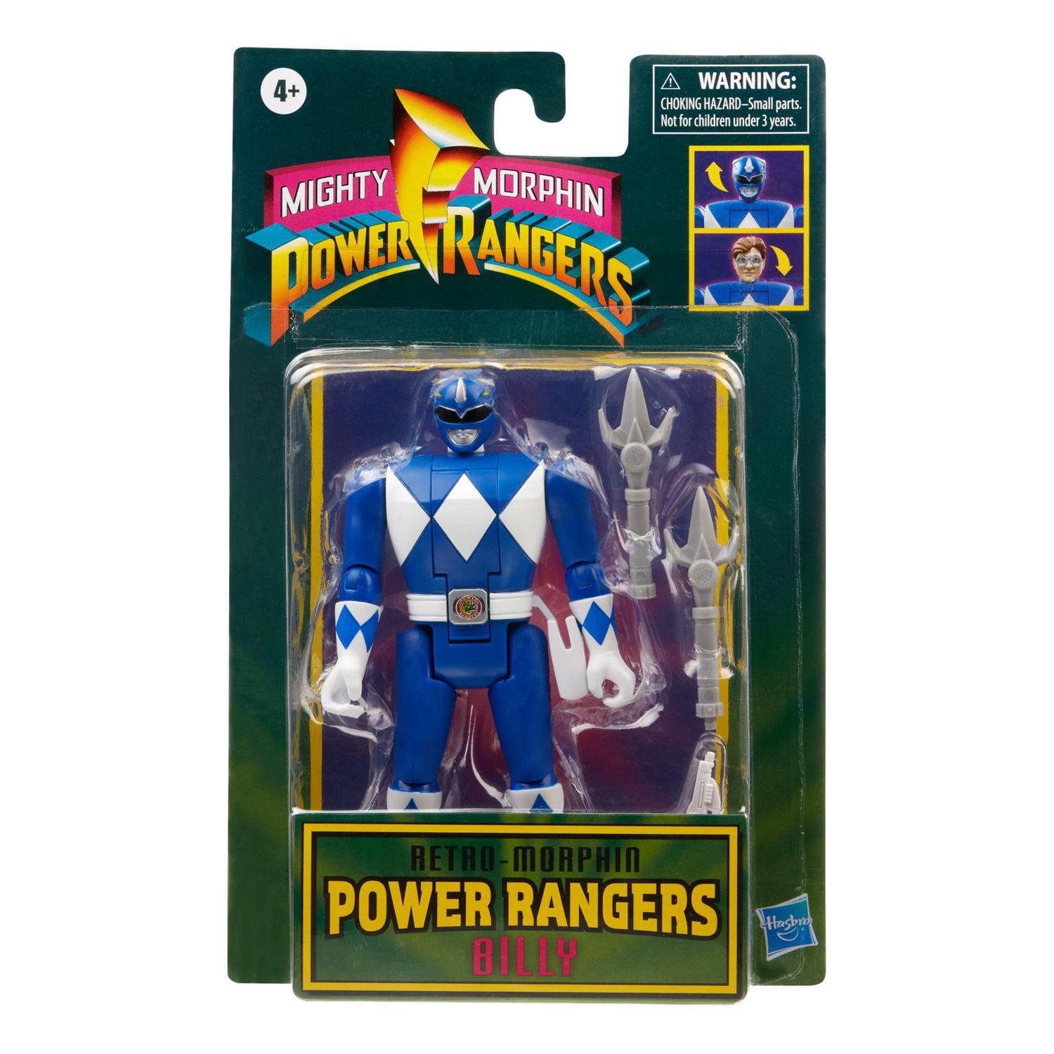 Click here for Hasbro Power Rangers Retro-Morphin Blue Ranger Bil... prices