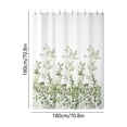 71x71in Waterproof Bathroom Shower Curtain, Wet Dry Separation ...